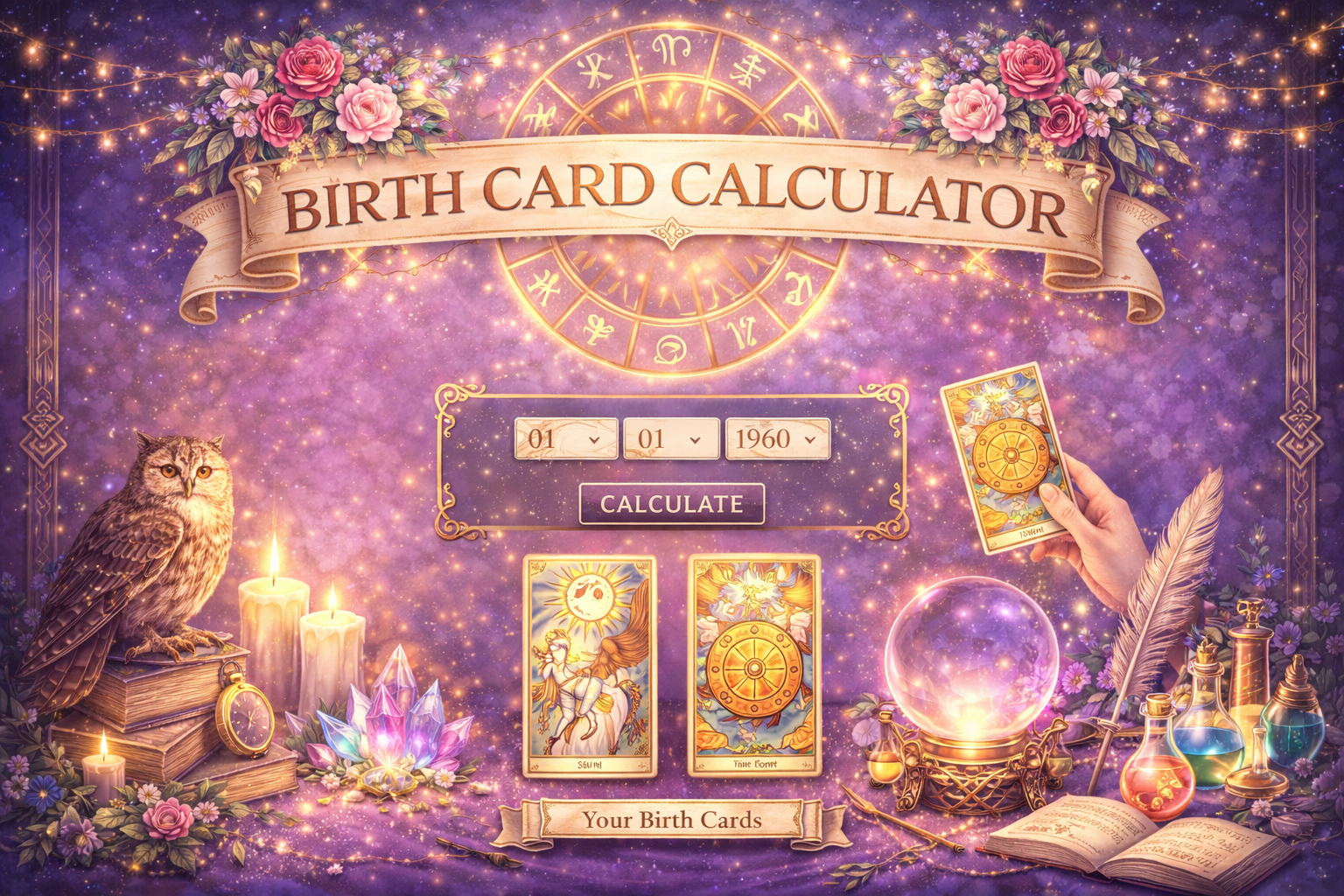 Tarot Birth Card Calculator – Discover Your Personality Card & Life ...